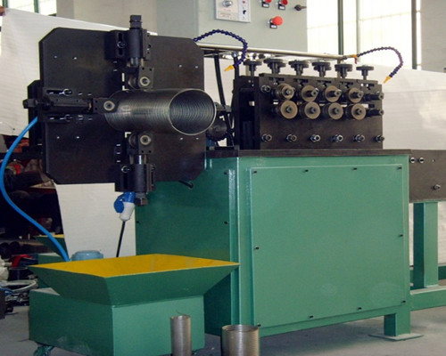 Exhaust pipe interlock hose making machine - Comflex Industrial Co.,Ltd